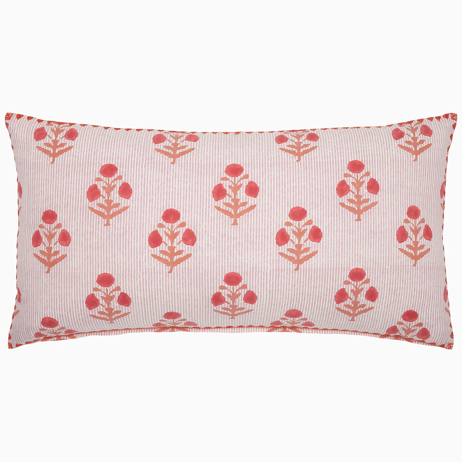 Lucy Coral Bolster Pillow - GDC Home